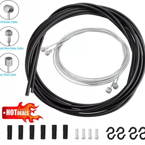 Gear Cable Brake Set Inner&Outer Front&Rear MTB Mountain Bike Bicycle ...