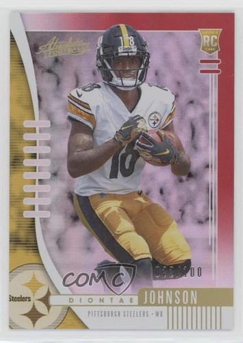 2019 Panini Absolute Rookie Red Spectrum /100 Diontae Johnson #113 ...
