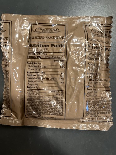 MRE Multigrain Snack Bread Prepping Camping Survival Hiking | eBay