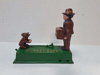 Monkey Bank In Collectible Mechanical Banks for sale | eBay
