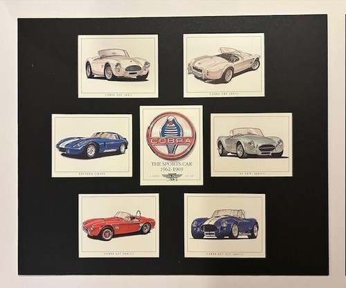 COBRA COLLECTION - A SERIES OF 6 ORIGINAL COLLECTOR CARDS MOUNTED | eBay
