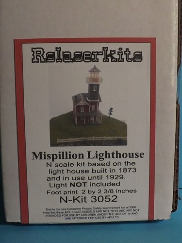 N SCALE MISPILLION LIGHTHOUSE # 3052 by RS LASER | eBay