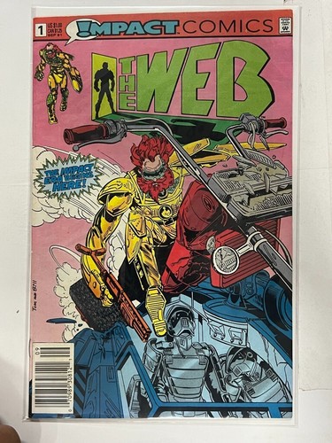 🗯️ The WEB #1 1992 IMPACT DC Comics | eBay