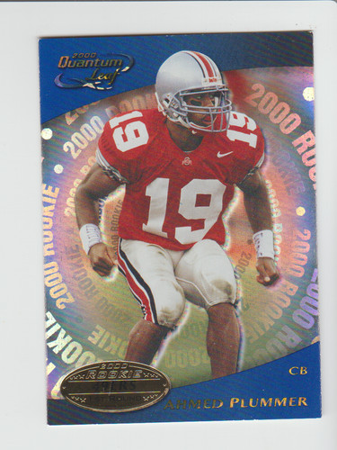 2000 Quantum Leaf #316 Ahmed Plummer rookie, Ohio State Buckeyes | eBay