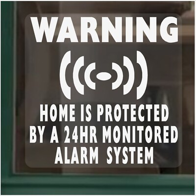 Burglar Alarm Sticker for sale | eBay