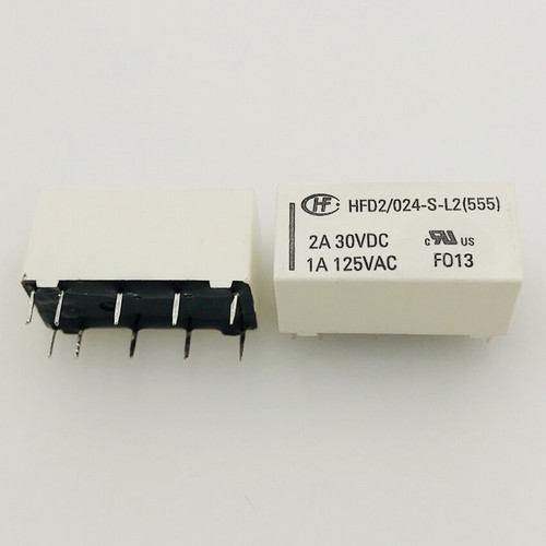 HongFa HFD2-024-S-L2 Power Relay 24VDC 2A 10 Pins | eBay