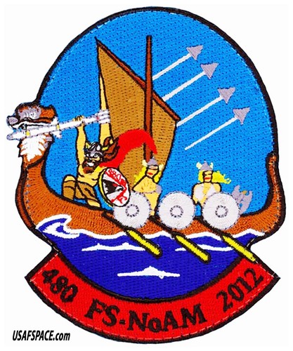 USAF 480TH FIGHTER SQ -480 FS- NORDIC AIR MEET 2012 - ORIGINAL VEL ...