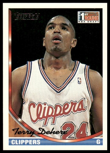 Terry Dehere Rookie Draft GOLD Parallel RC 1993-94 Topps #272 Clippers ...