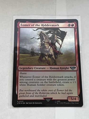 Eomer of the Riddermark LOTR: Tales of Middle-earth Foil #121 MTG | eBay