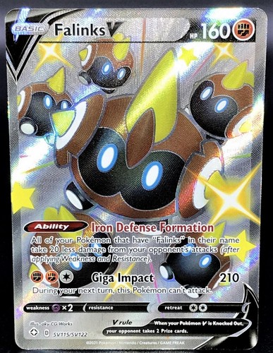 Falinks V SHINY Full Art Ultra Rare Pokemon Card | eBay