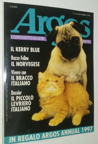 Argos Magazine Champion Pug Cover +Articles Dec 1996 | eBay
