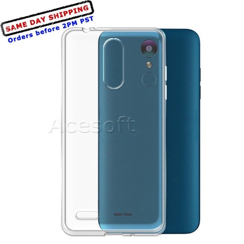 Shock Absorbing Transparent Slim Soft TPU Case for Verizon LG Zone 4 LM ...