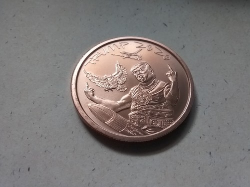 Trump 1 oz .999 Silver Shield Copper Round Middle Fingers | eBay