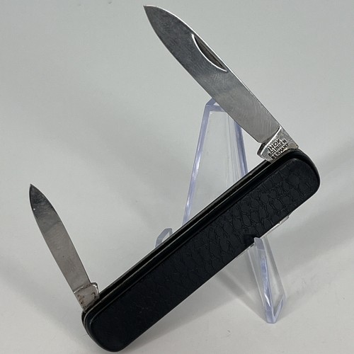 Vintage INOX Solingen Germany BLACK Pocket Knife 3 Blades - VERY RARE ...