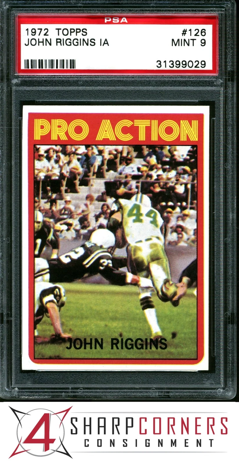 John Riggins 1972 Topps #126 In Action Price Guide - Sports Card Investor