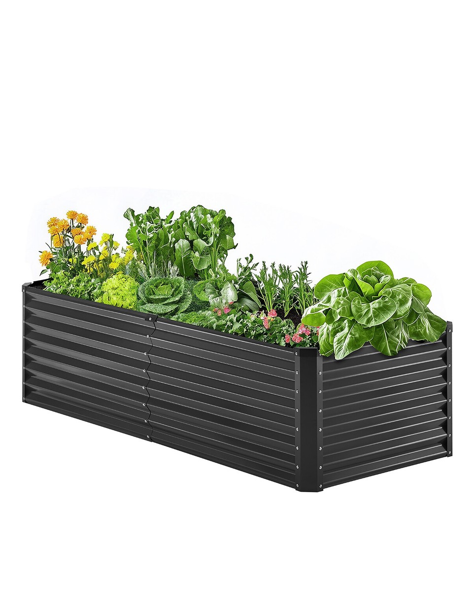 Cajas De Jardín Elevadas Caja De Jardín Elevada Galvanizada Para