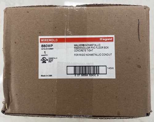 WIREMOLD Legrand 880MP Walker Non-metallic Rectangular PVC FloorboX | eBay