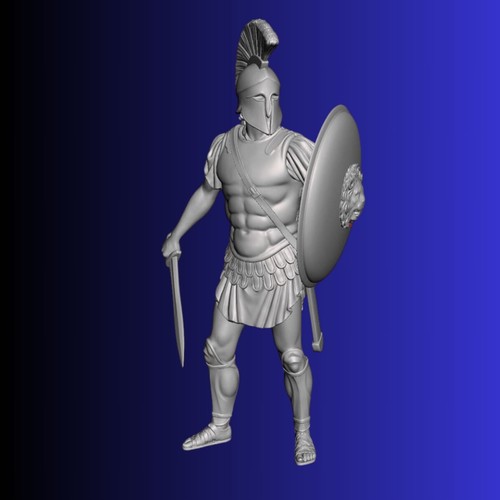 Greek Hoplite scale 1:9 militia Models Kits Military soldiers DIY | eBay