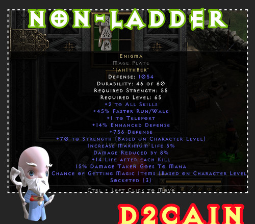 Diablo 2 D2R SC⭐️NON-Ladder⭐️Made Enigma⭐️Choose Your Base⭐️PC/SWITCH ...