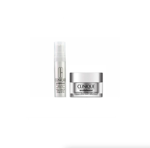 CLINIQUE SCULPTWEAR LIFT AND CONTOUR SERUM & CONTOURING MASSAGE CREAM ...