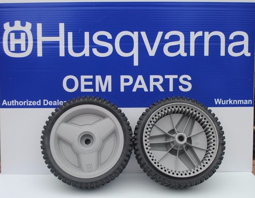 2 Husqvarna OEM 532401274 Wheels Replaces 401274X460 and 401274 WHEELS ...