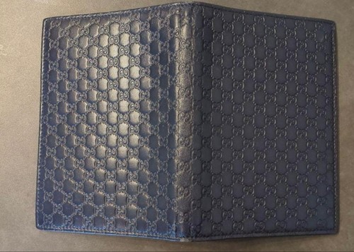 GUCCI Guccissima Navy Agenda Notebook Cover Paperback Book Cover ...
