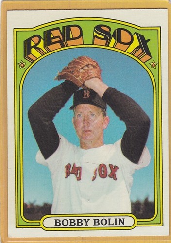 1972 TOPPS BASEBALL BOBBY BOLIN #266 RED SOX EX+ *A4734 | eBay