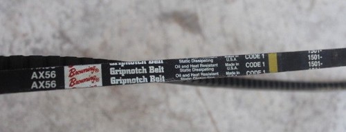 Browning AX56 Gripnotch Belt 57.3" Pitch, 58.2" Outside 1/2" Top Width ...