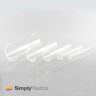 CLEAR ACRYLIC PERSPEX TUBING 180MM, 200MM, 220MM, 240MM, 250MM & 300MM ...