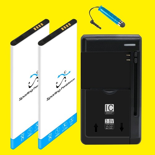 2x 7220mAh Standard Battery Wall Charger Pen for Samsung Galaxy Note 4 ...