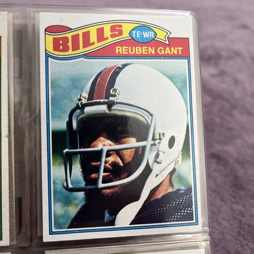 1977 Topps Football Reuben Gant Rookie Buffalo Bills #489 | eBay