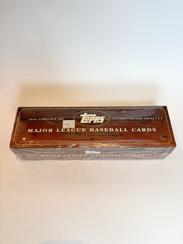 2002 Topps Baseball MLB Complete Set Series 1 & 2 Factory Sealed 718 ...