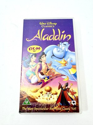 Aladdin (1992 film) VHS Films for sale | eBay UK