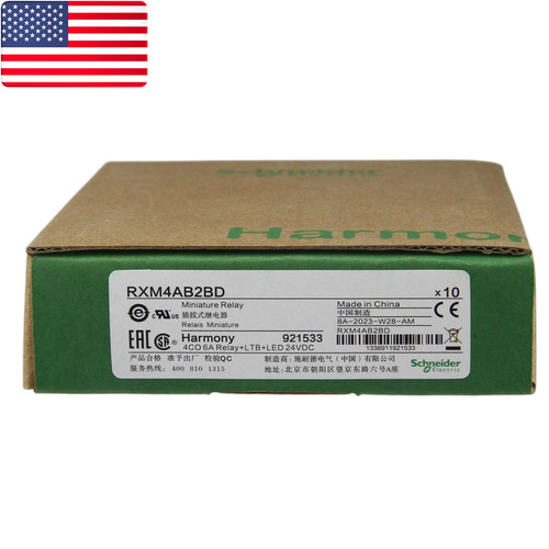10PCS Schneider RXM4AB2BD General Purpose Power Relay 24VDC 4PDT Zelio ...