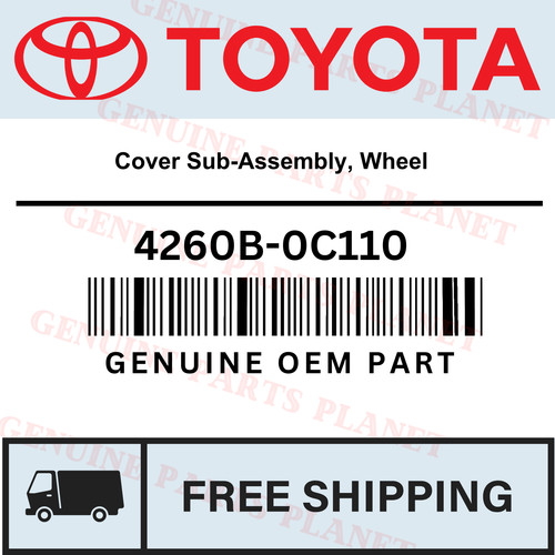 OEM GENUINE TOYOTA SEQUOIA 2017-2022 Cover Sub-Assembly, Wheel - 4260B ...