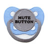 Pink Pacifier Mute Button Embroidered Iron-on Patch | eBay