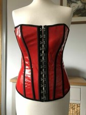 Black Leather Hook & Eye Basques & Corsets for Women for sale | eBay