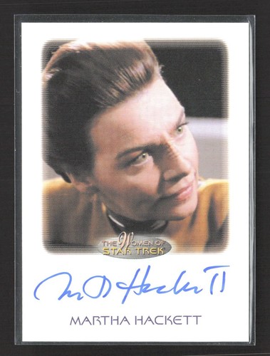 Rittenhouse Women of Star Trek Martha Hackett as Seska Auto | eBay