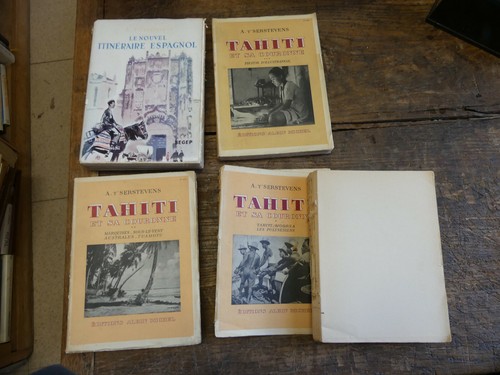 Set of 4 books by A.T'serstevens: The New Spanish Route - Tahiti | eBay