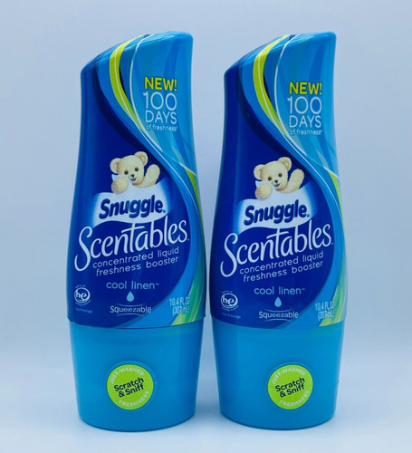 4pk Snuggle Scentables Liquid Scent Boosters Cool Linen 10.4 Ounce for ...