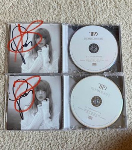TAYLOR SWIFT TTPD SIGNED TTPD CD | eBay