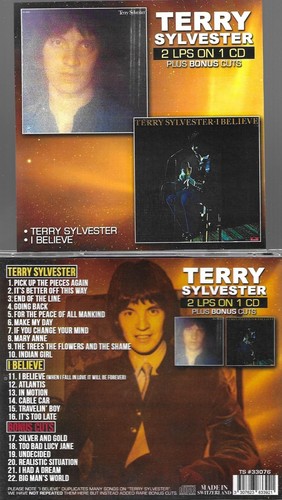 TERRY SYLVESTER-Terry Sylvester/I Believe-2 LPs on 1 CD + 6 bonus cuts ...