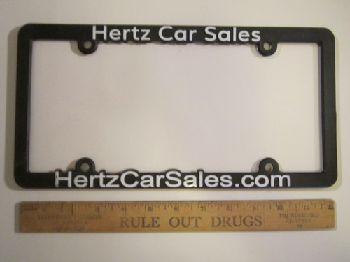 LICENSE PLATE Plastic Car Tag Frame HERTZ CAR SALES 14E | eBay