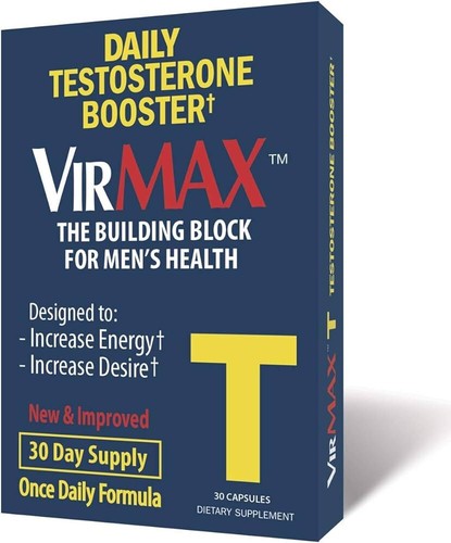 VirMAX T Daily Testosterone Booster 60 COUNT SUPPLY | eBay