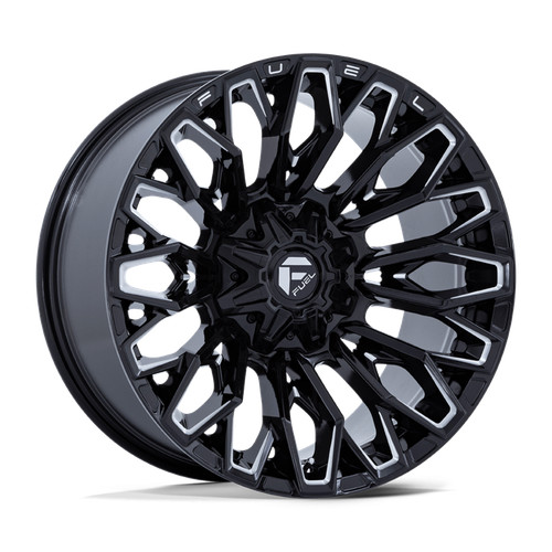 Fuel Offroad Strike FC865 20 Inch Gloss Black Milled Wheels Rims 6x5.5 ...
