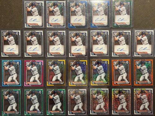 Carson Rucker - 2024 Bowman Chrome (26 Card Lot) Tigers AUTO ...