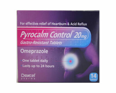 PYROCALM CONTROL 20mg OMEPRAZOLE HEARTBURN & | Grelly UK