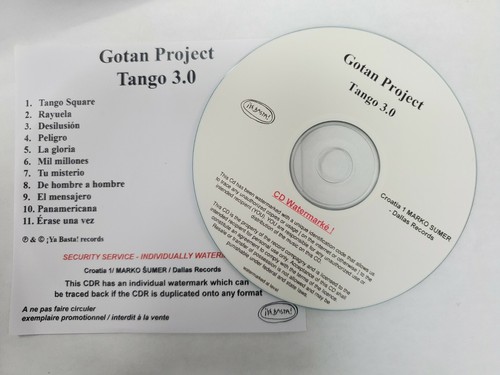 Gotan Project – Tango 3.0 CDr PROMO UK | eBay