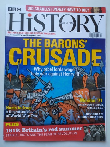 BBC History Magazine July 2019 The Barons' Crusade | eBay