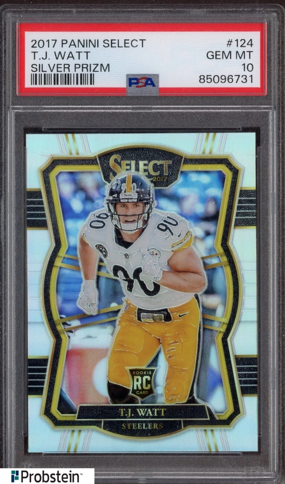TJ Watt 2017 Select #124 Premier Level Silver Price Guide - Sports Card ...